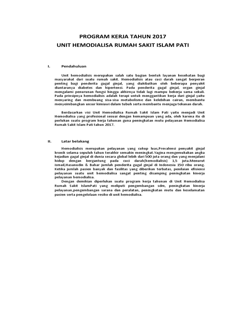 Contoh Proker HD | PDF