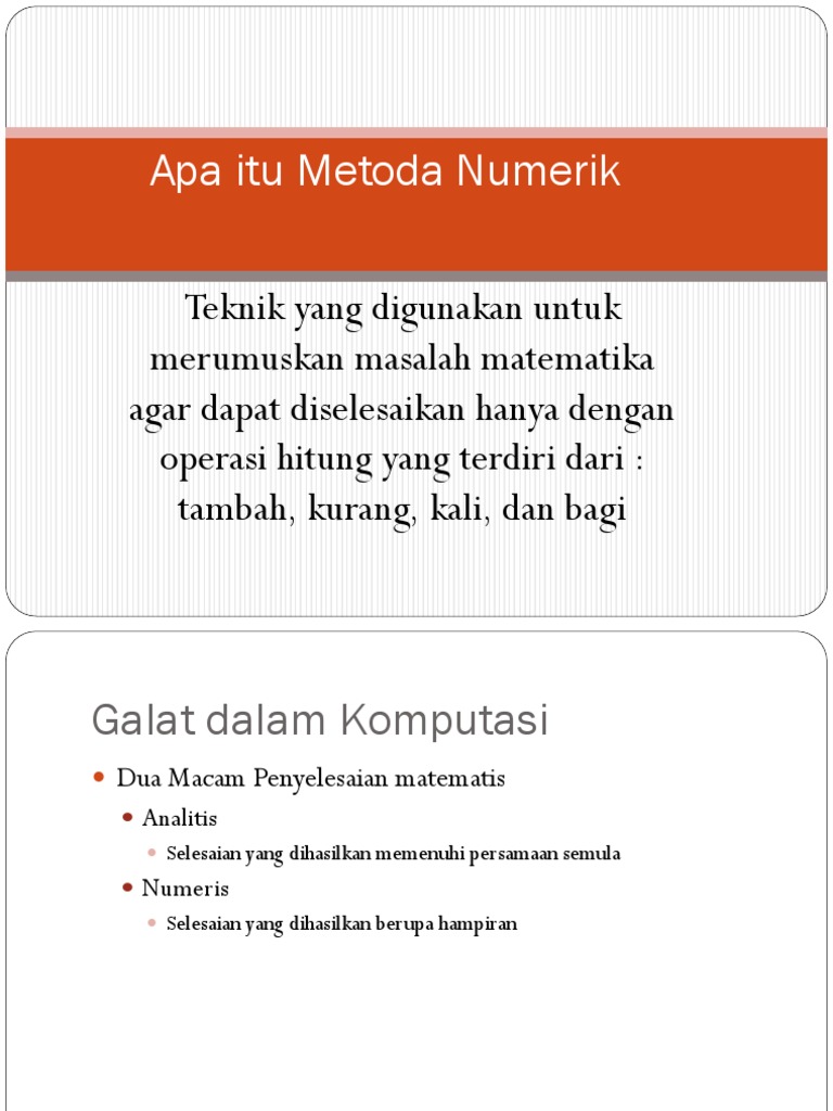 LKPD Kedudukan Dua Garis, Metode Numerik | PDF | Metode & Bahan Ajar | Komputer