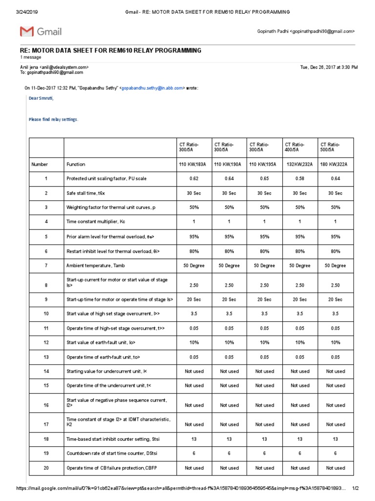 REM610 Relay Programming Data Sheet | PDF | Mechanical Engineering ...