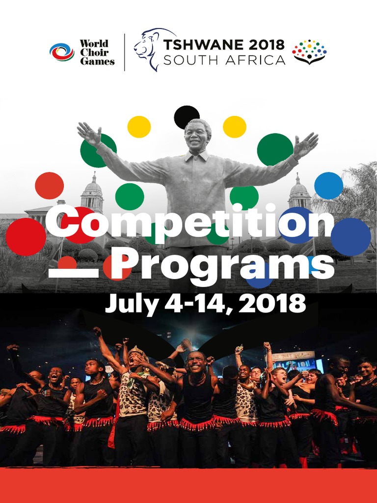 Open Choir Competition 2018 Program | PDF | Choir | Musicians