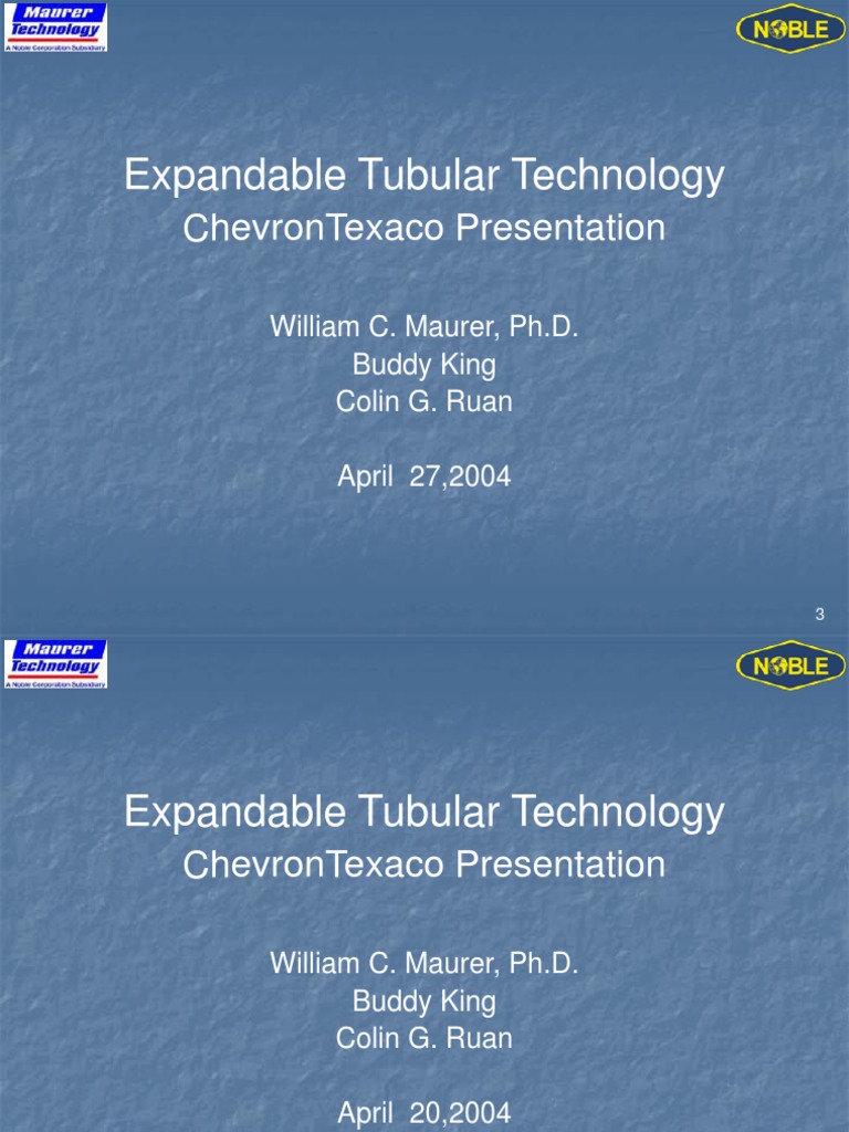 Expandable Casing PDF | PDF | Casing (Borehole) | Petroleum Reservoir