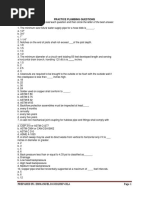 Master Plumber Exam Review Questions | PDF | Plumbing | Sanitary Sewer