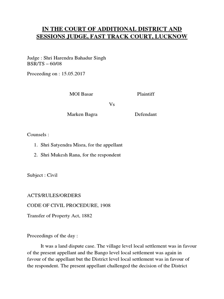 Final Moot Court Diary by Prateek Arya | Download Free PDF | Judge | Appeal