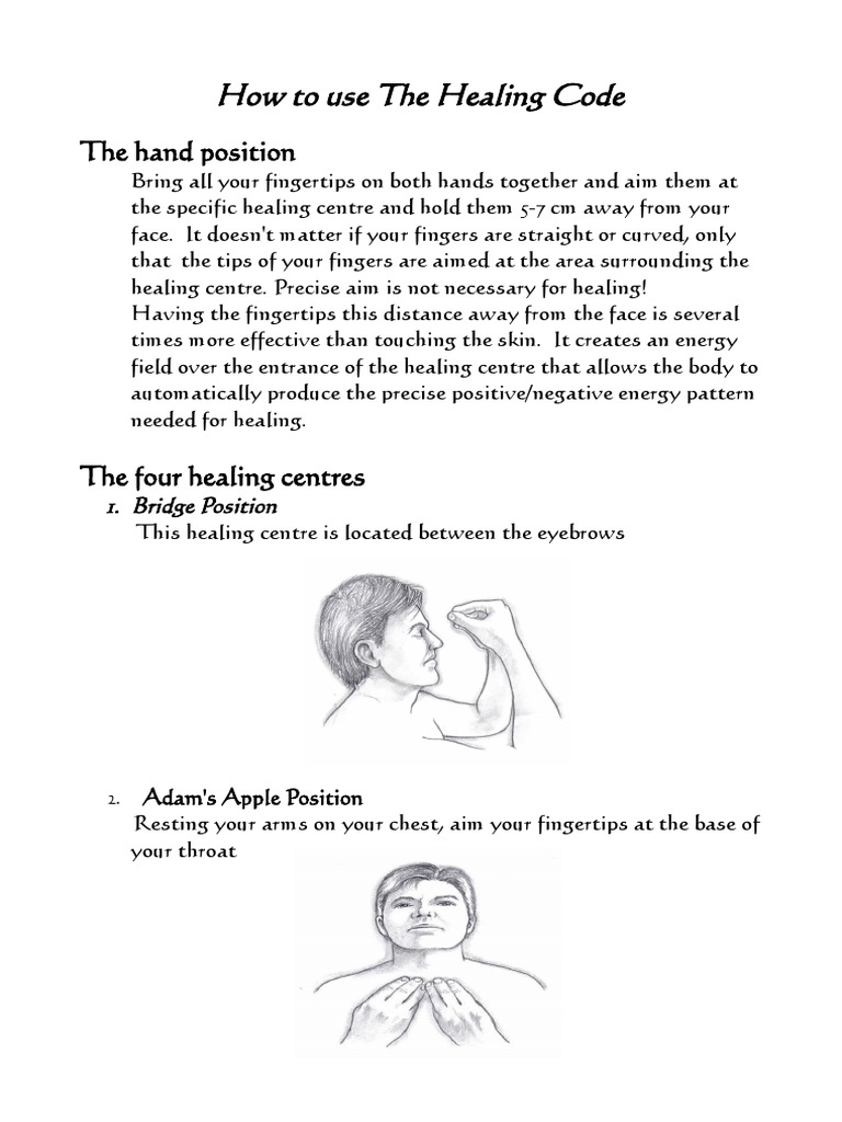 How To Use The Healing Code PDF | PDF | Prayer | Psychology