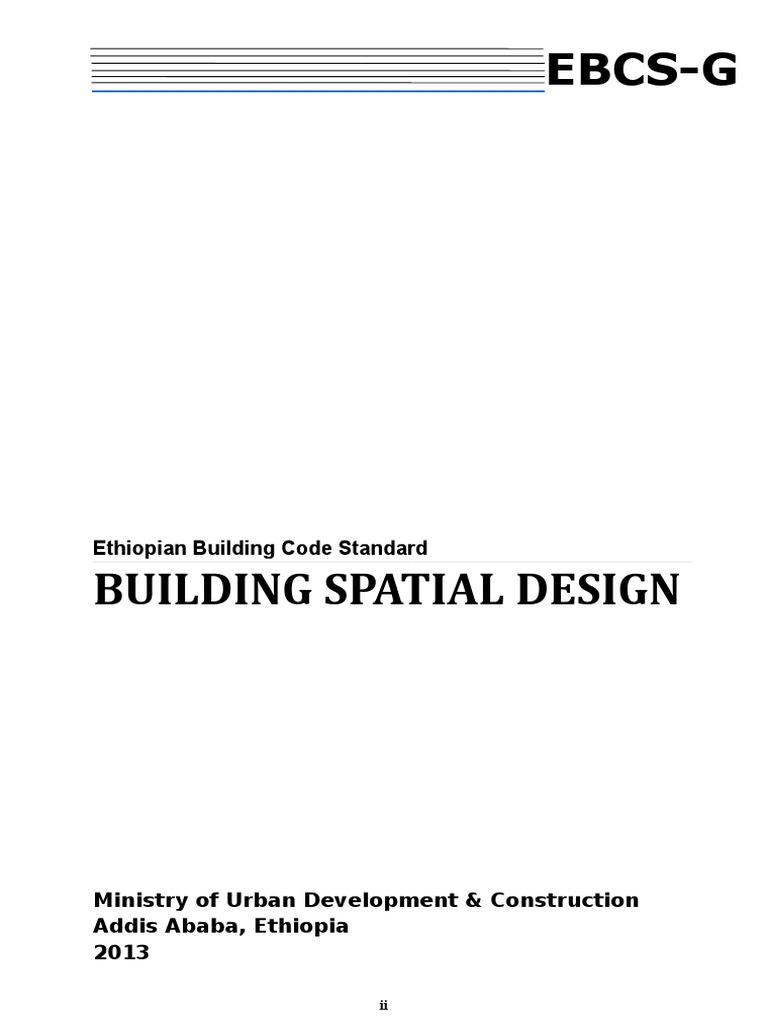 Ethiopian Building Code Guide | PDF | Building Code | Building