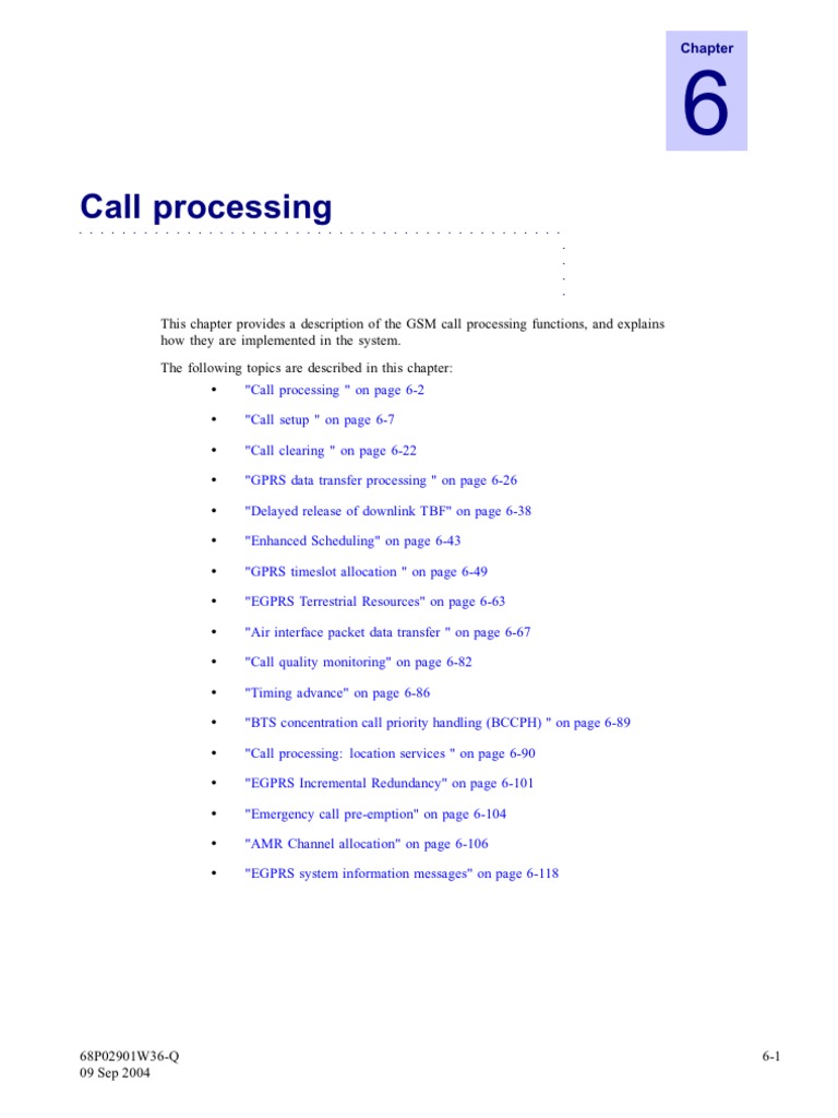 Call Processing | PDF
