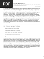 The Chimney Sweeper by William Blake | PDF | William Blake