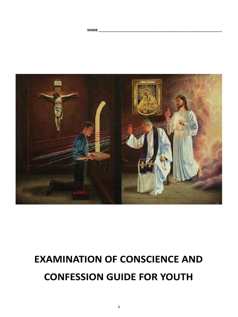 Preparing for Reconciliation: An Examination of Conscience and ...