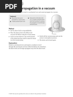 Bell Jar Sound Experiment Analysis | PDF