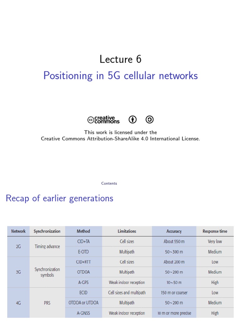 Positioning in 5G Cellular Networks | Download Free PDF | Cellular ...