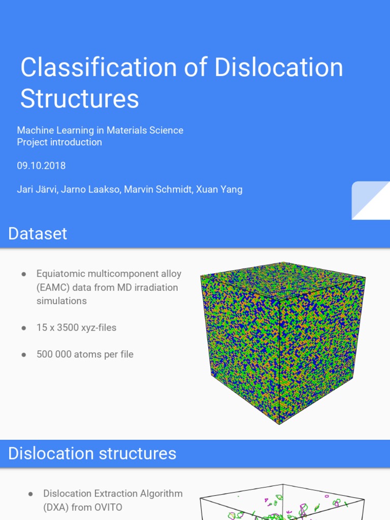 Machine Learning Dislocation | PDF | Deep Learning | Machine Learning