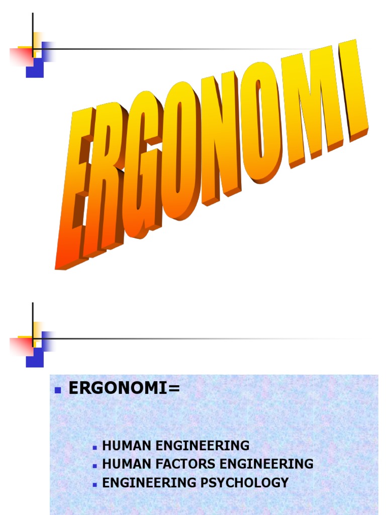 Upaya Pencegahan Hazard Faktor Ergonomi | PDF