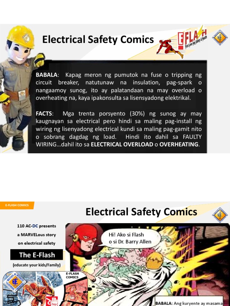 EFlash Electrical Safety Comics | PDF