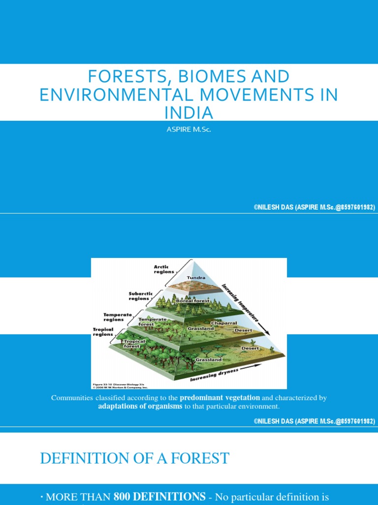 Forests, Biomes and Environmental Movements in India | PDF | Forests ...