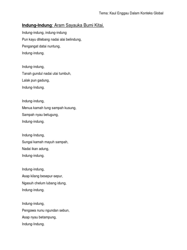 Indung Indung | PDF