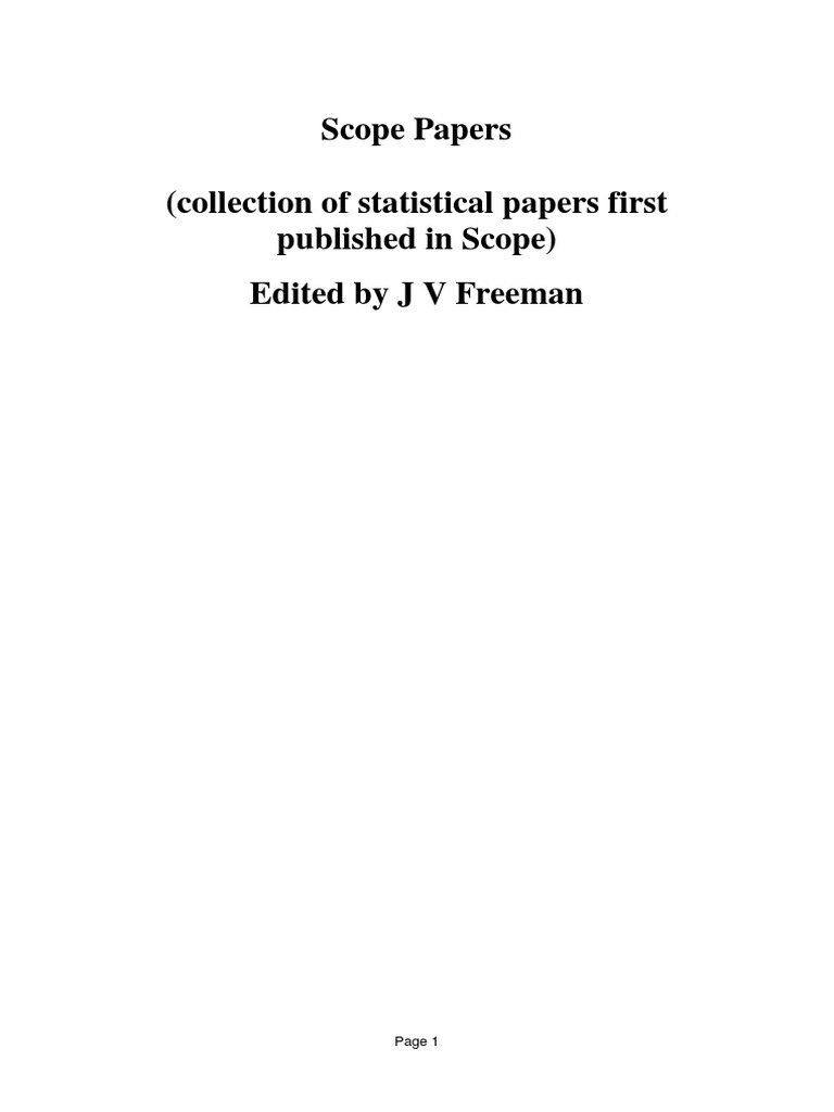 Scope Tutorial Manual PDF | PDF | Median | Mean