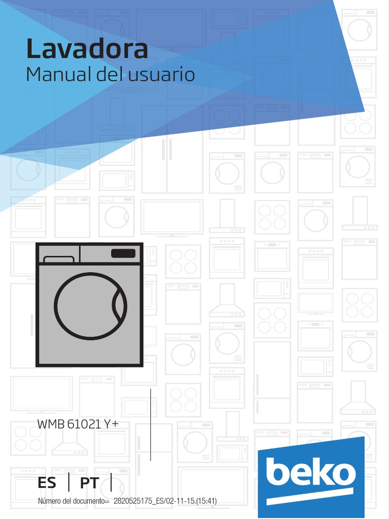 BEKO WMB 61021 Y+ Washing Machine | PDF | Detergente | Reciclaje