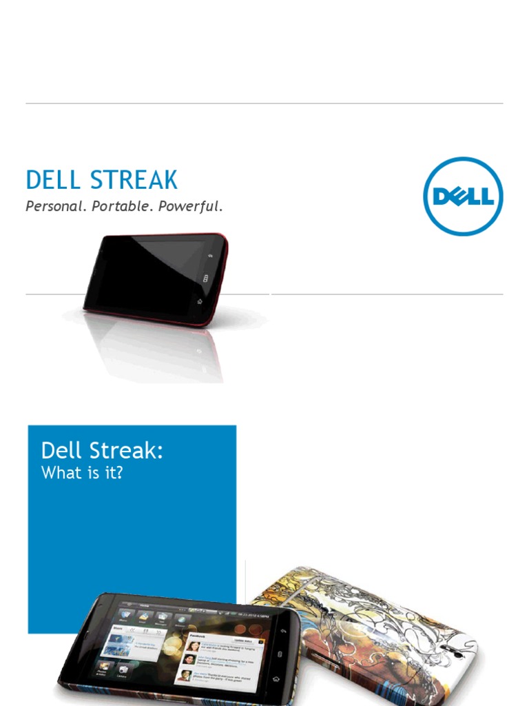Dell Streak: The Ultimate Hybrid Device | PDF | Business | Smartphone