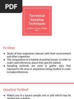 Quadrat Sampling | PDF | Sampling (Statistics) | Vegetation