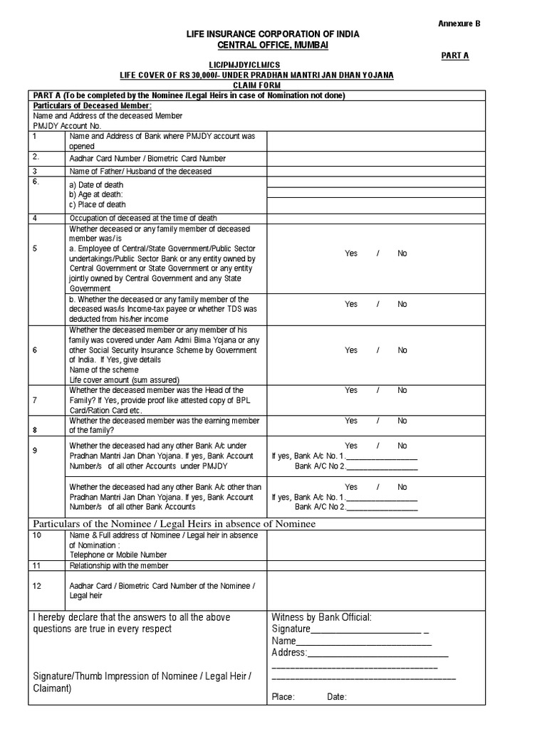 Re-Revised Claim Forms | PDF | Financial Services | Government