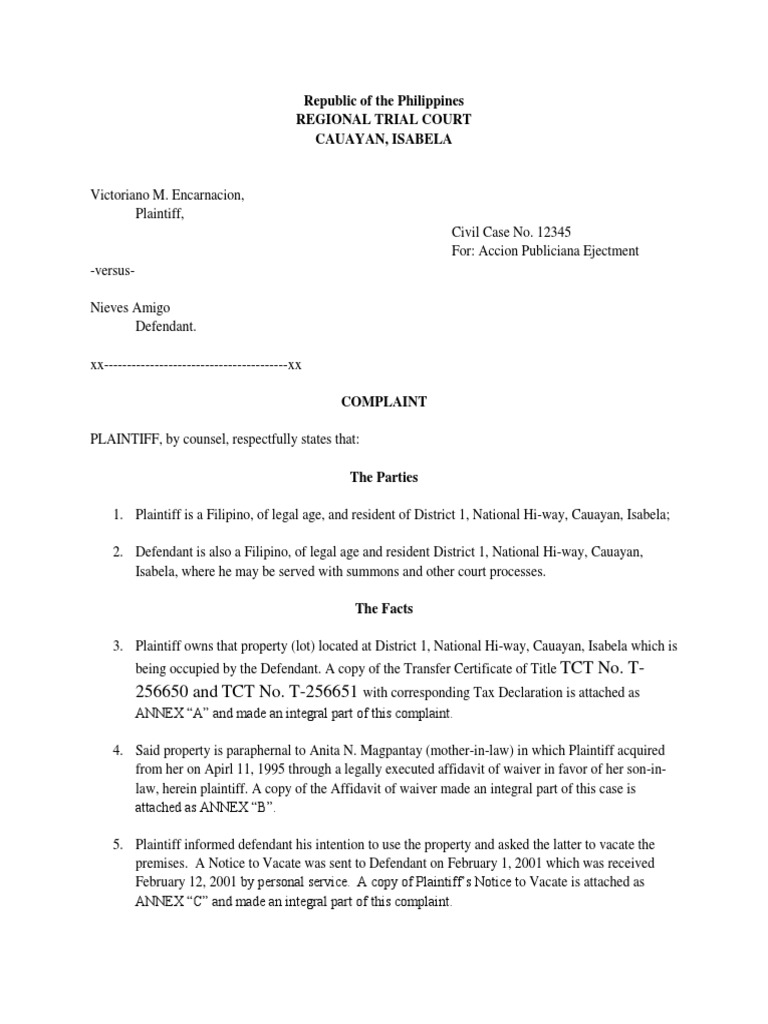 Complaint.docx | Plaintiff | Complaint