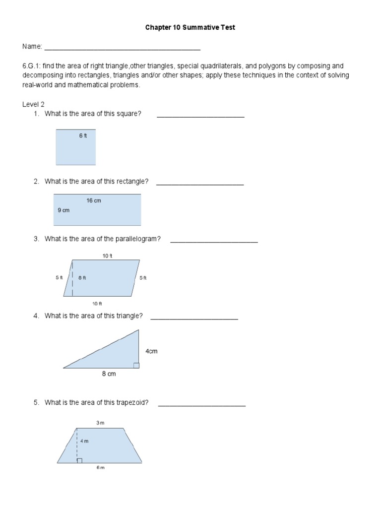Chapter 10 Test | PDF