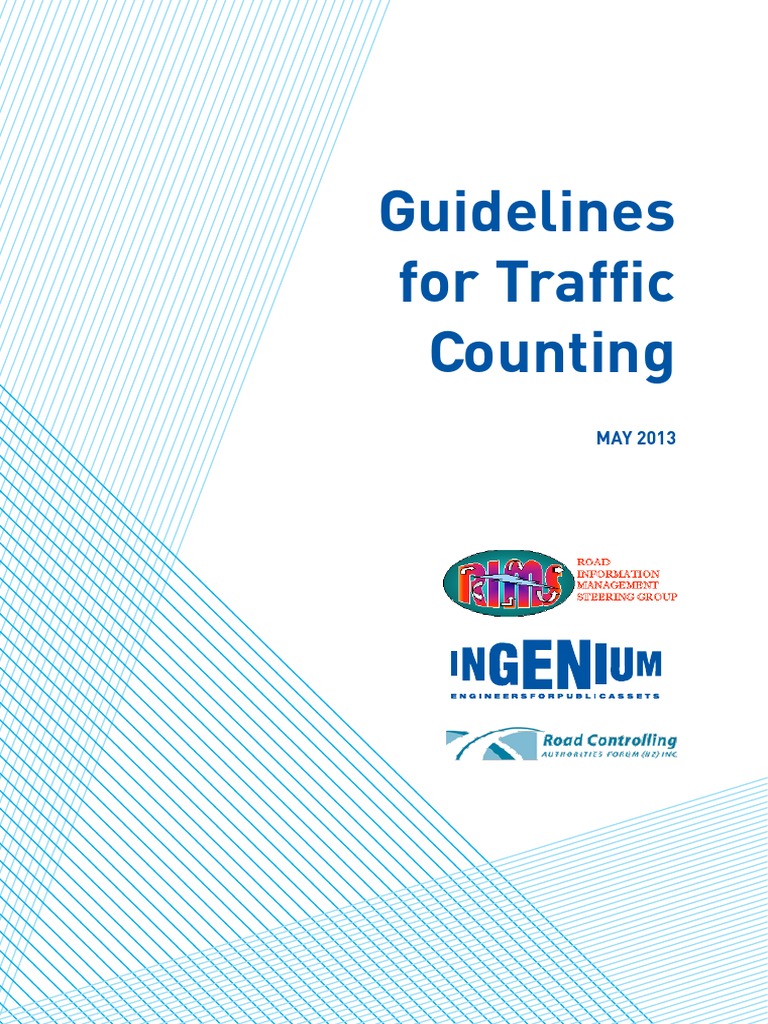 2.1 RIMS Traffic Counting Guideline | PDF | Traffic | Road