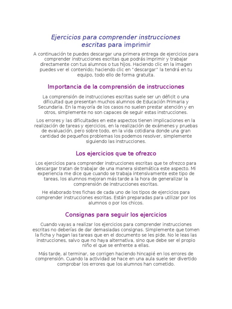 Actividad Siguiendo Instrucciones