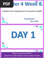 Q4 Health 6 - Module 2 | PDF | Learning | Foods