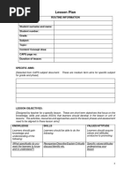 IsiZulu Lesson Plan | PDF