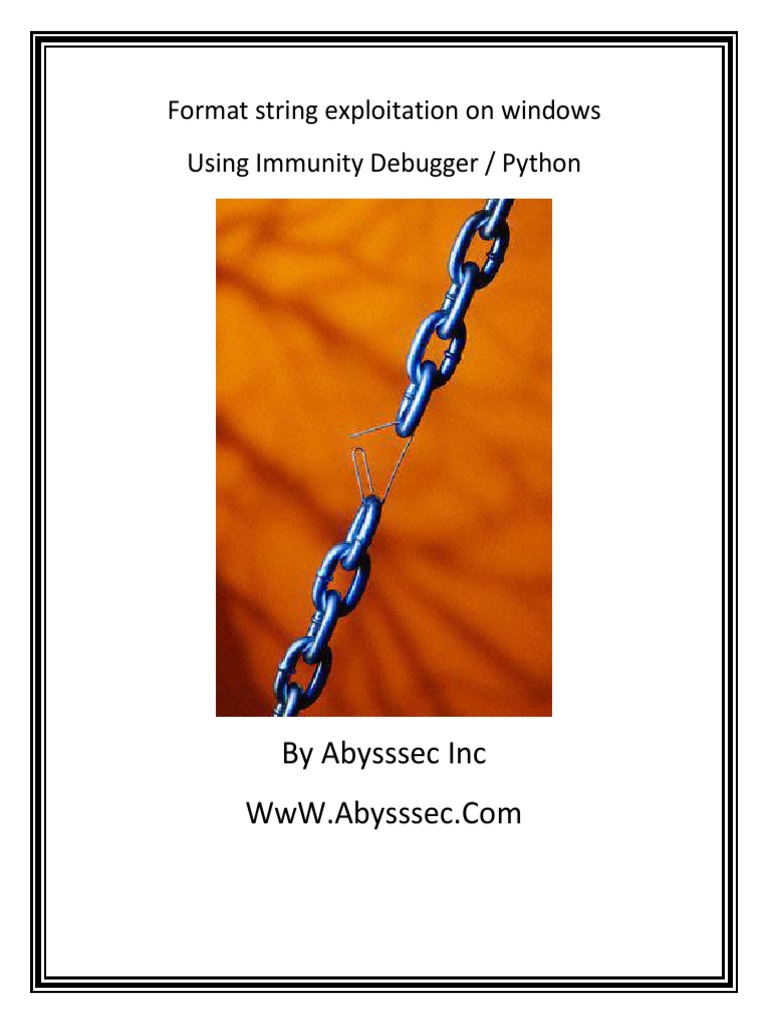 Step By Step Format String Exploitation On Windows Pdf Computer Programming Computing