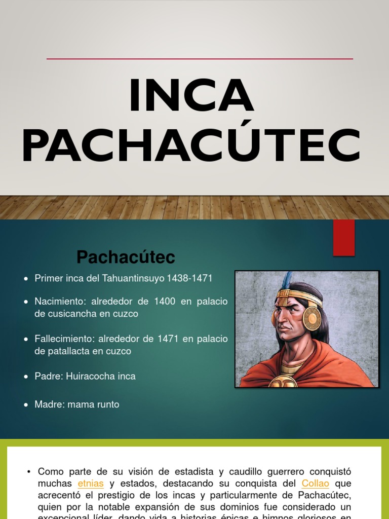 Vida de Pachacútec - Vision Historica | PDF | Imperio Inca | Pueblos ...