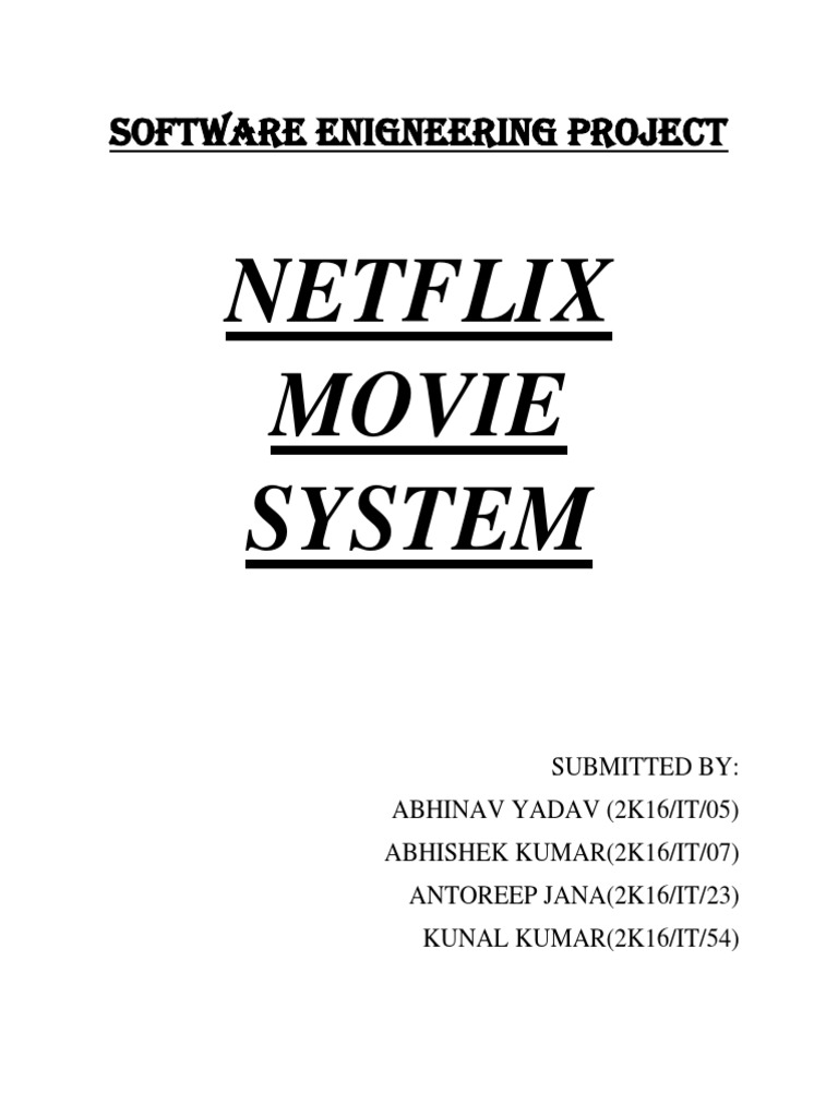 Software Enigneering Project | PDF