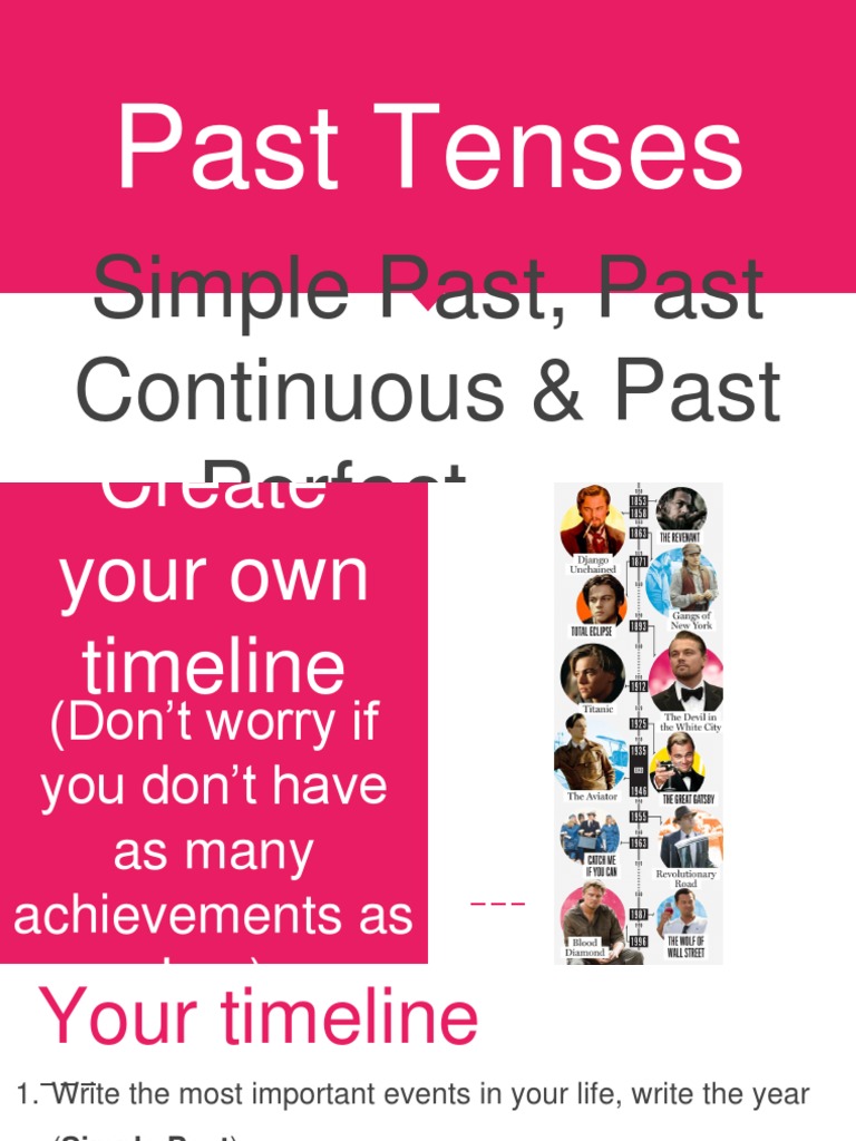 Past Tenses: Simple Past, Past Continuous & Past Perfect | PDF ...