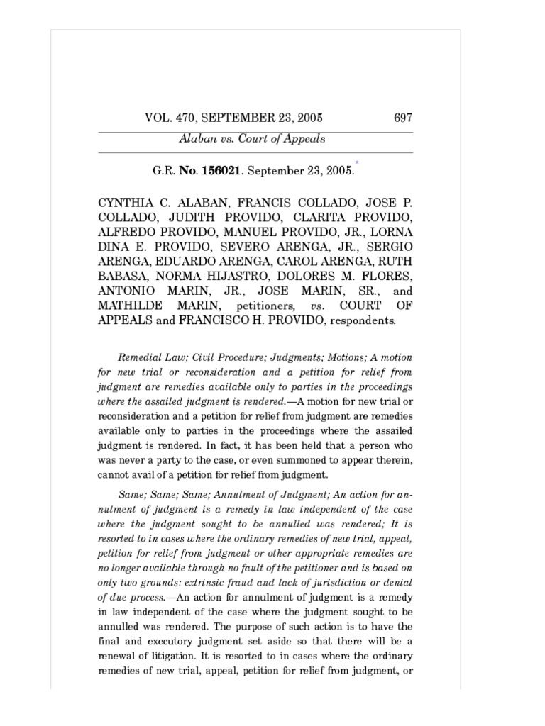 04 Alaban v. CA PDF | PDF | Will And Testament | Probate