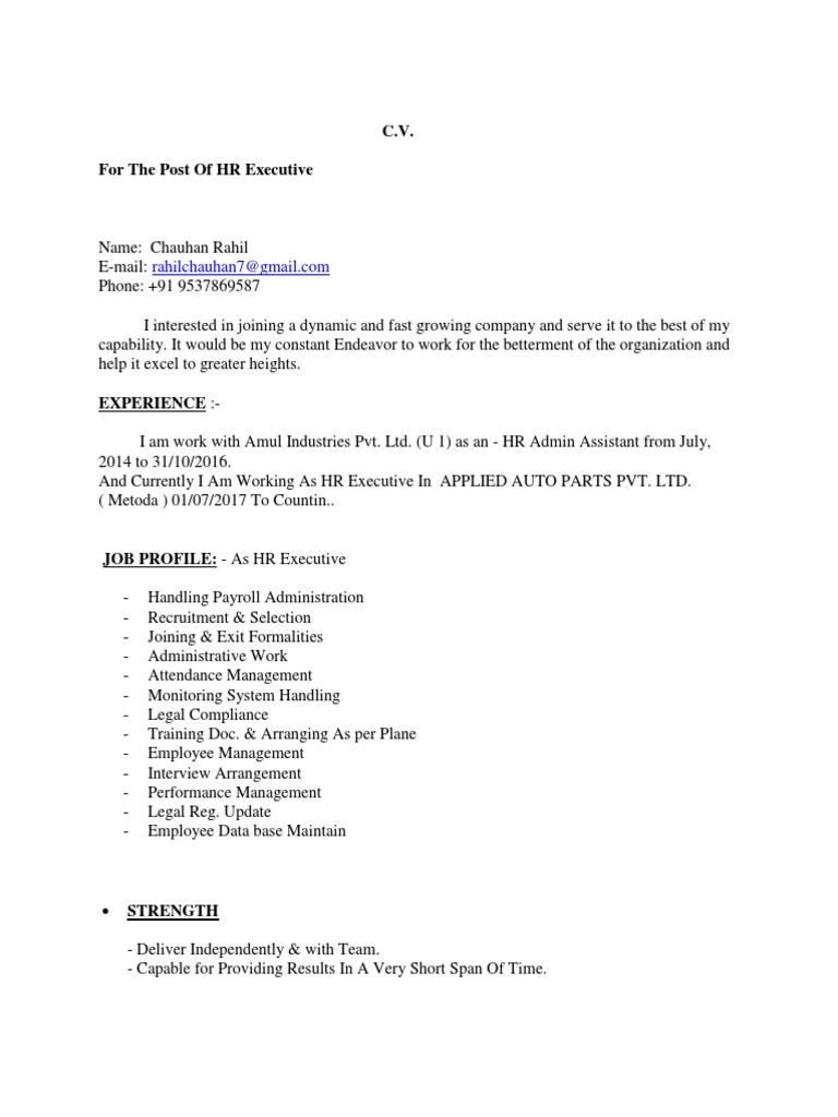 My Updated CV | PDF | Employment | Business