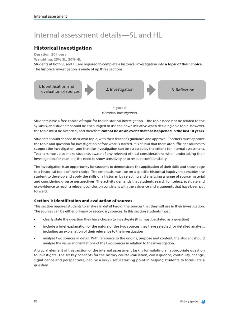 Historical Investigation Internal Assessment Guide | PDF | Critical ...