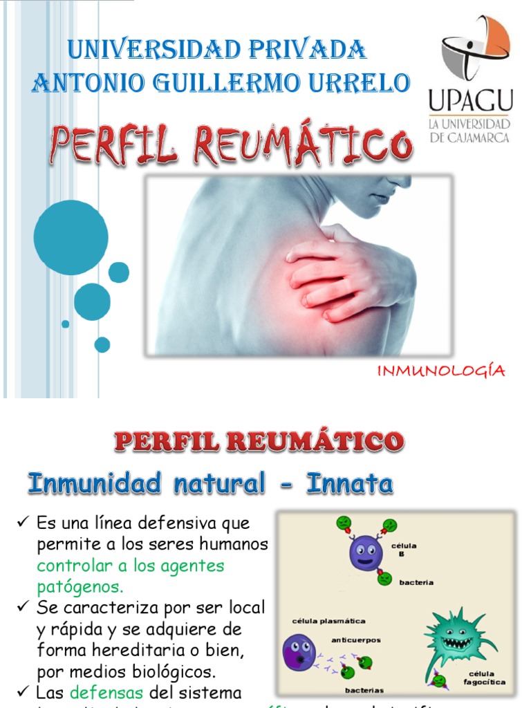 Diapos Perfil Reumatico..Eder | Anticuerpo | Sistema inmune