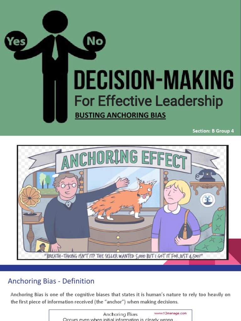 Overcoming Anchoring Bias in Leadership | PDF | Applied Psychology ...