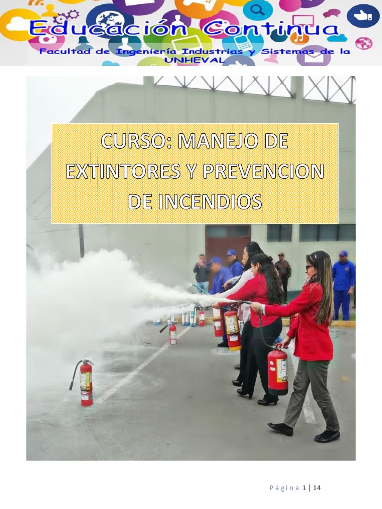 Curso Manejo de Extintores y Prevención de Incendios | PDF | Calor ...