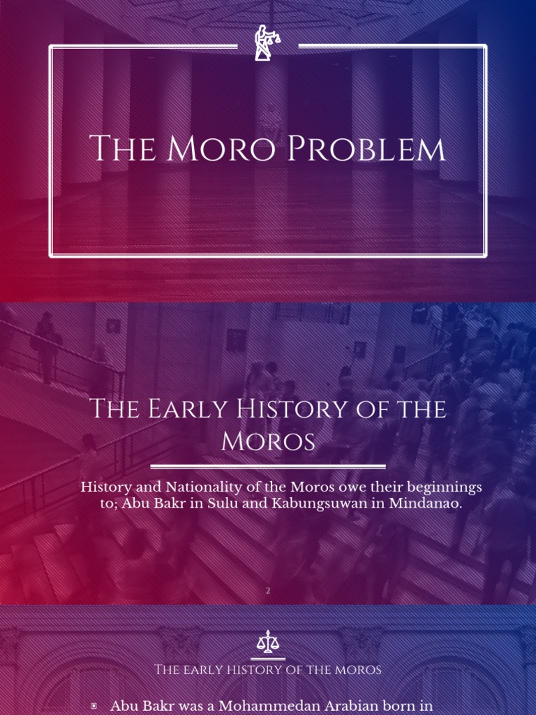 Philippine History Report About The Moro Wars | PDF