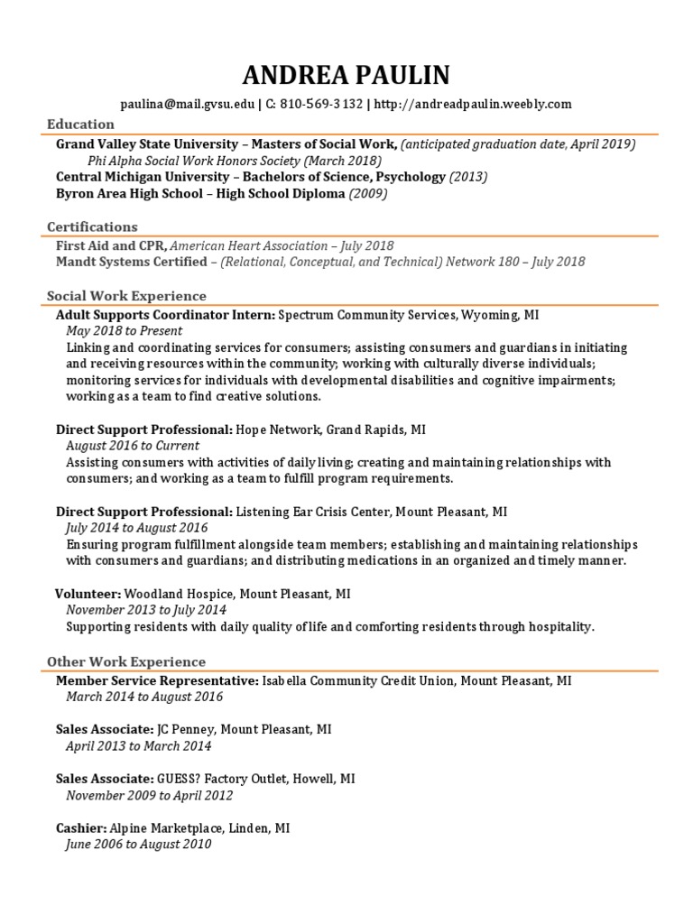 Ap Resume Weebly Version | PDF