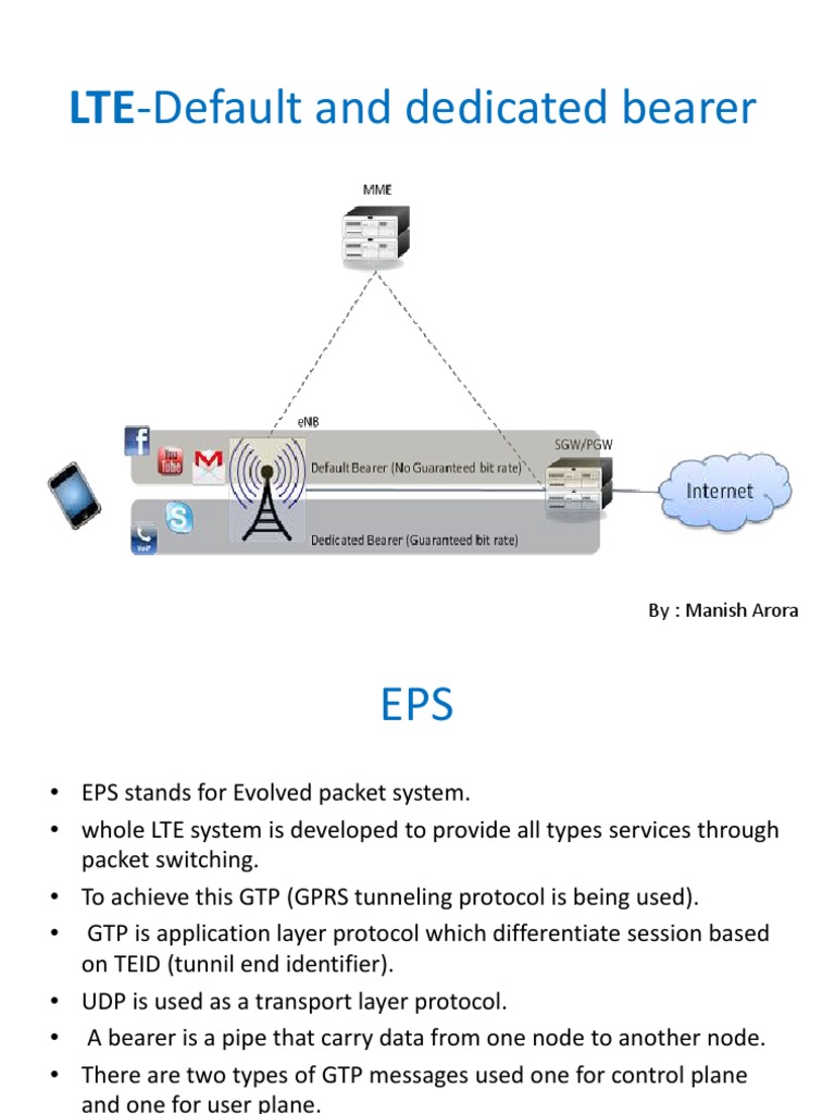 Lte Default and Dedicated Bearer VoLTE | PDF | Information And ...