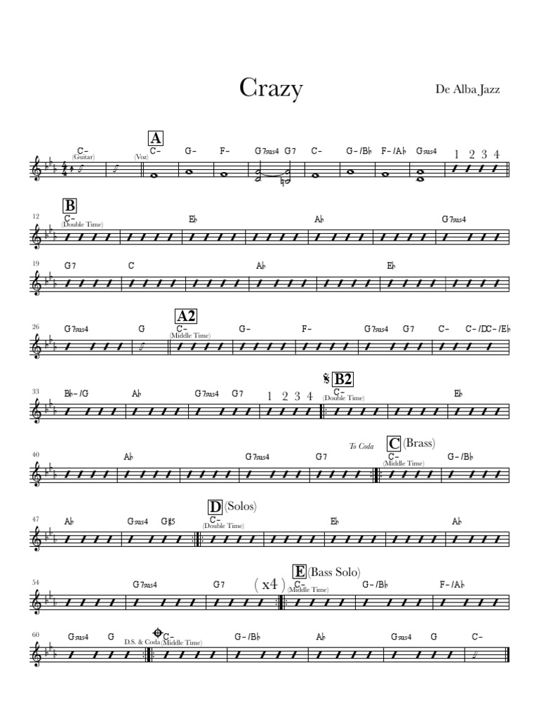 Crazy (Barbara R.) | PDF | Modernism (Music) | Musicology