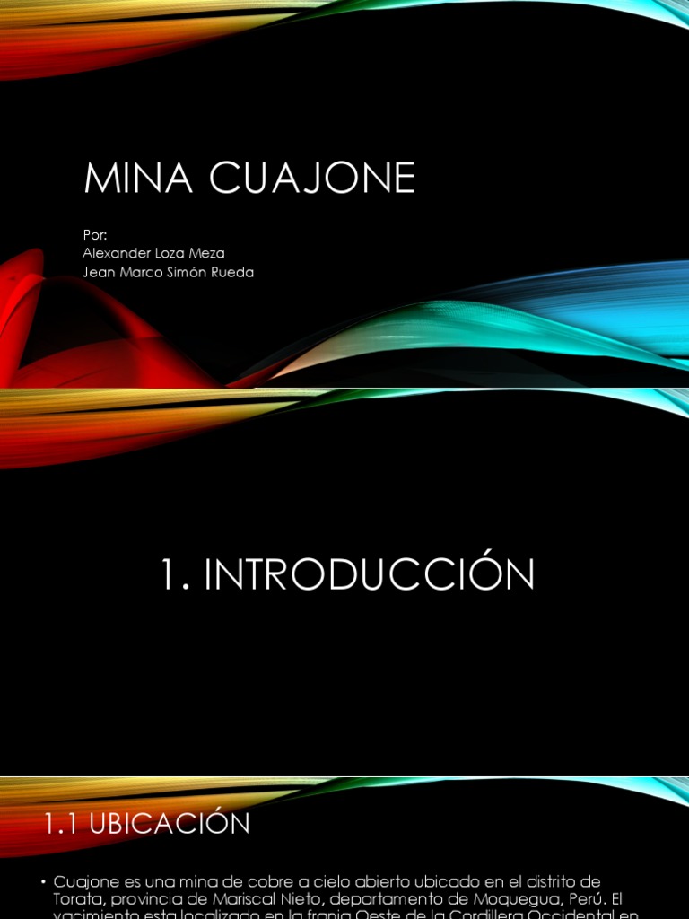 Mina Cuajone | PDF | Geografía Física | Ciencias de la Tierra