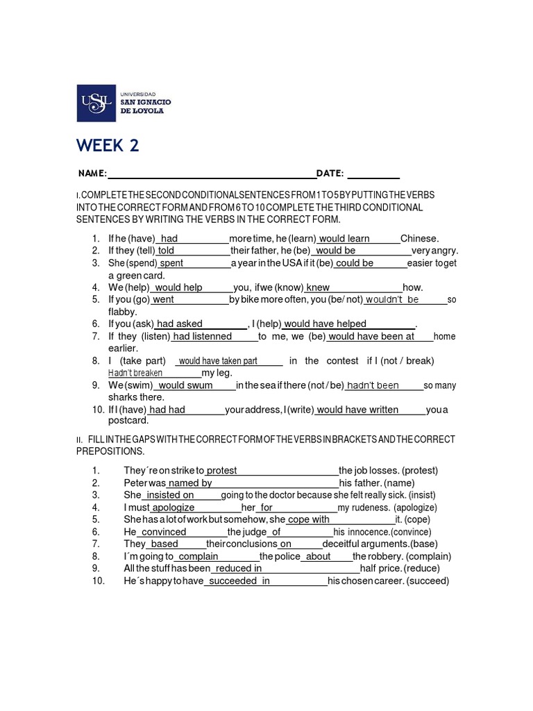 Worksheet Week 2 | PDF