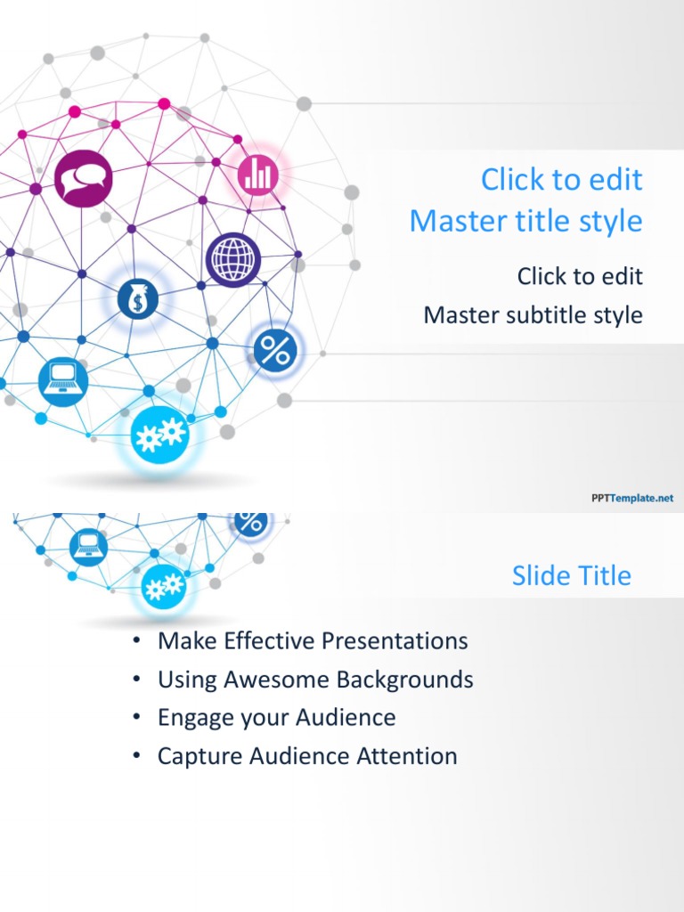 Network PPT Template 0001 | PDF | Career & Growth | Art