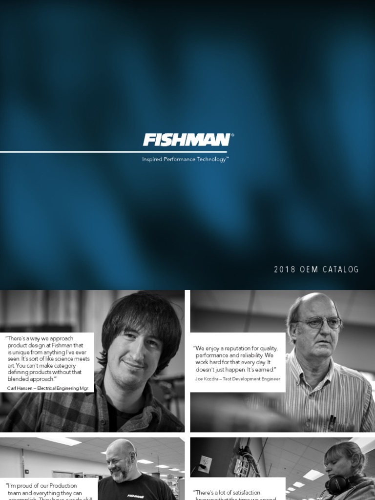 2018 Fishman OEM Catalog PDF | PDF | Guitars | Irish Musical Instruments