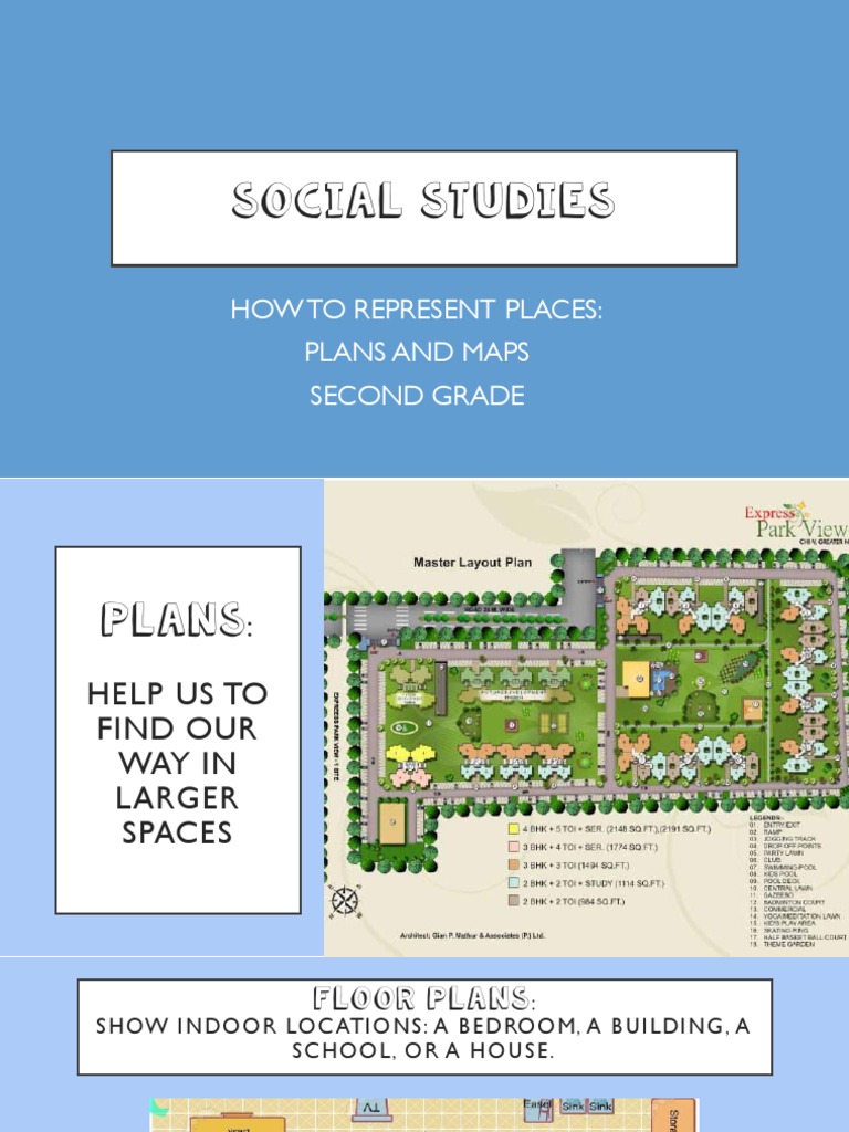 Social Studies: How To Represent Places: Plans and Maps Second Grade | PDF