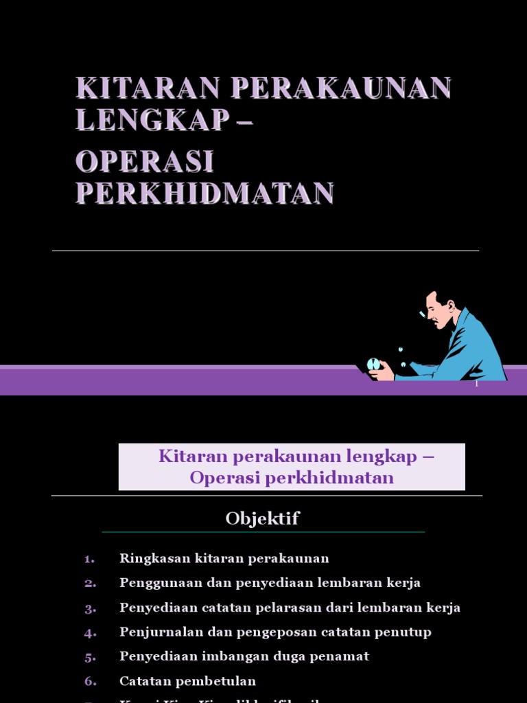 Kitaran Perakaunan Lengkap dan Imbangan Duga | PDF | Expense | Debits ...